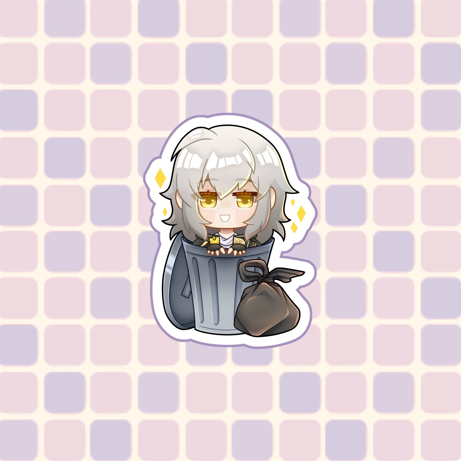 Honkai Star Rail Waterproof Vinyl Stickers Caelus, Stelle, March 7th, Dan Heng, Pom-pom, Sampo ...