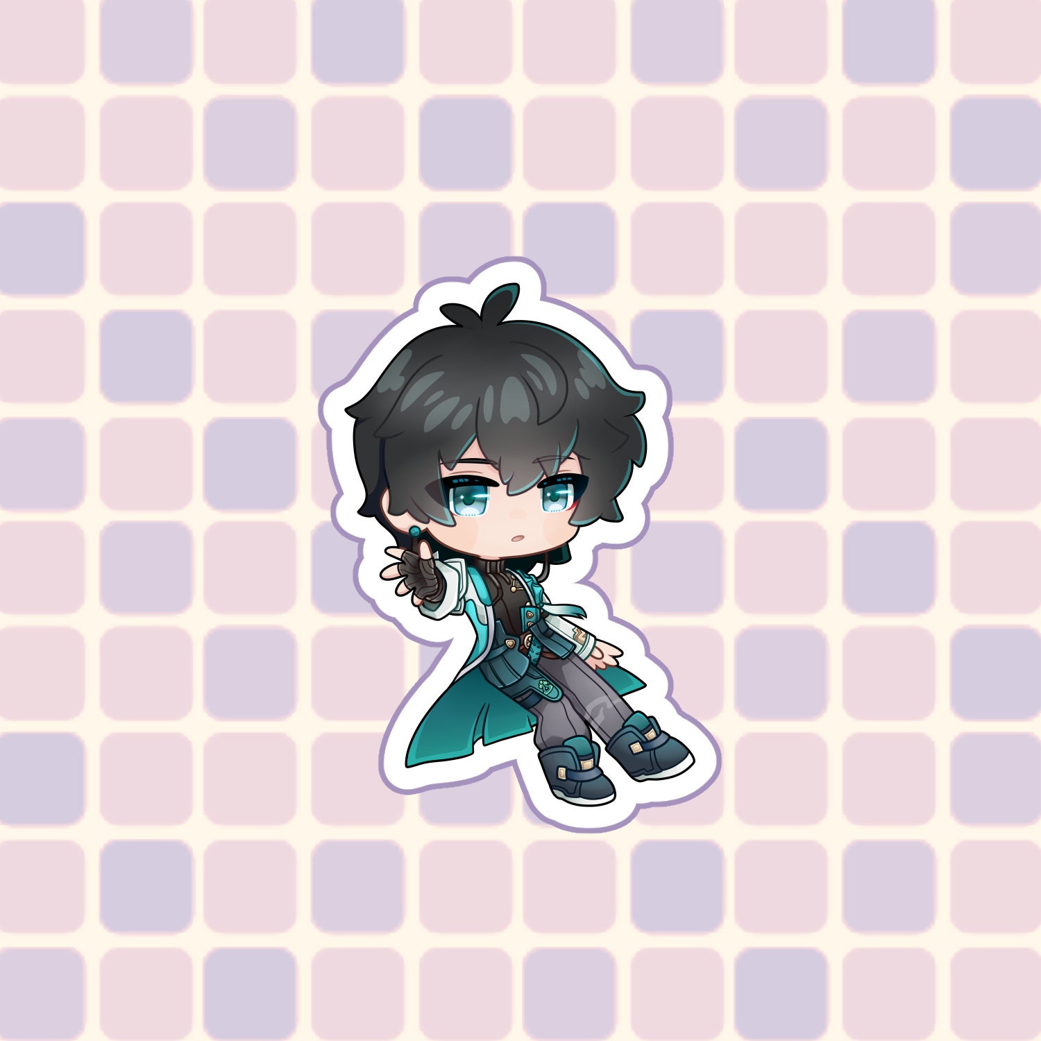 Honkai Star Rail Waterproof Vinyl Stickers Caelus, Stelle, March 7th, Dan Heng, Pom-pom, Sampo ...