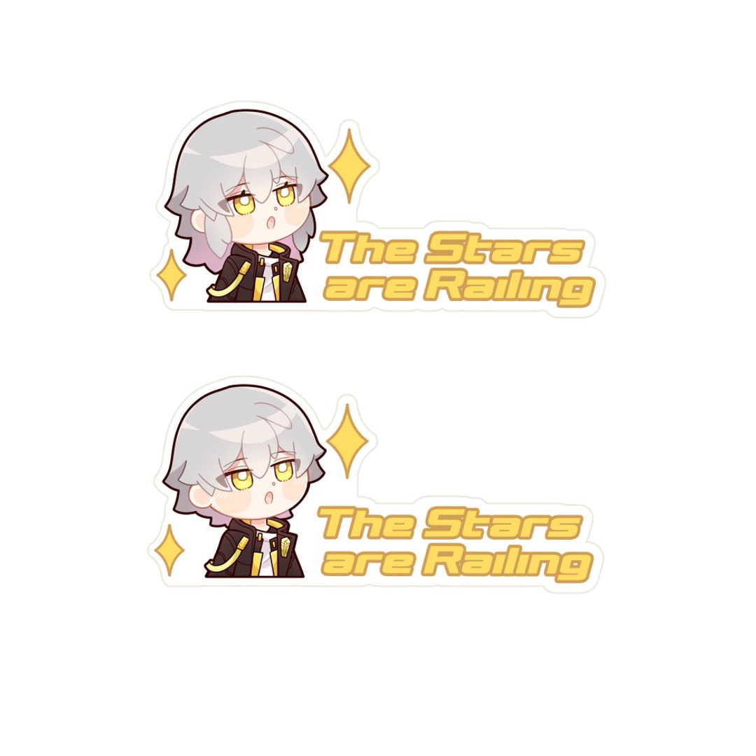 Honkai Star Rail Vinyl, Waterproof Stickers - the Stars Are Railing ...