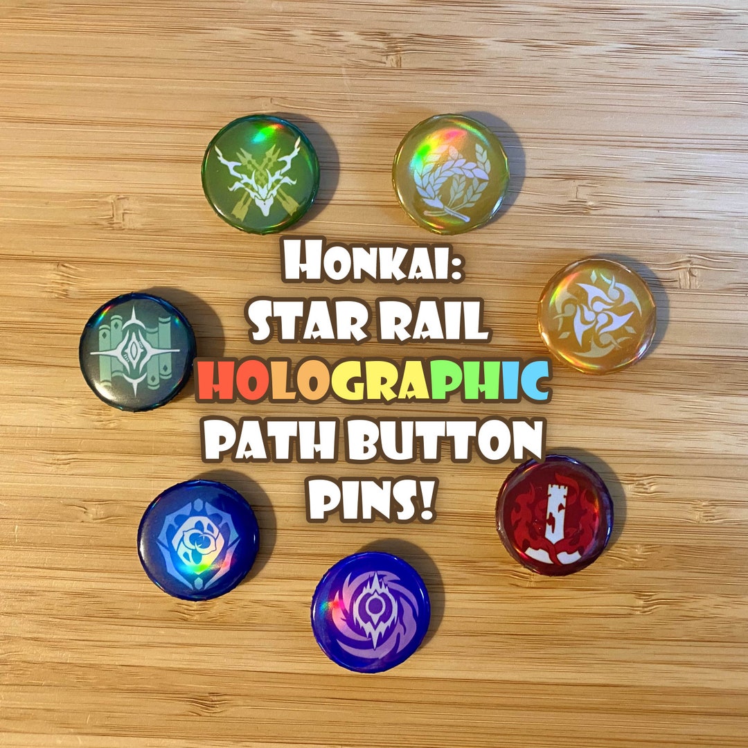 Honkai: Star Rail Path Pins With a Holographic Effect - Etsy