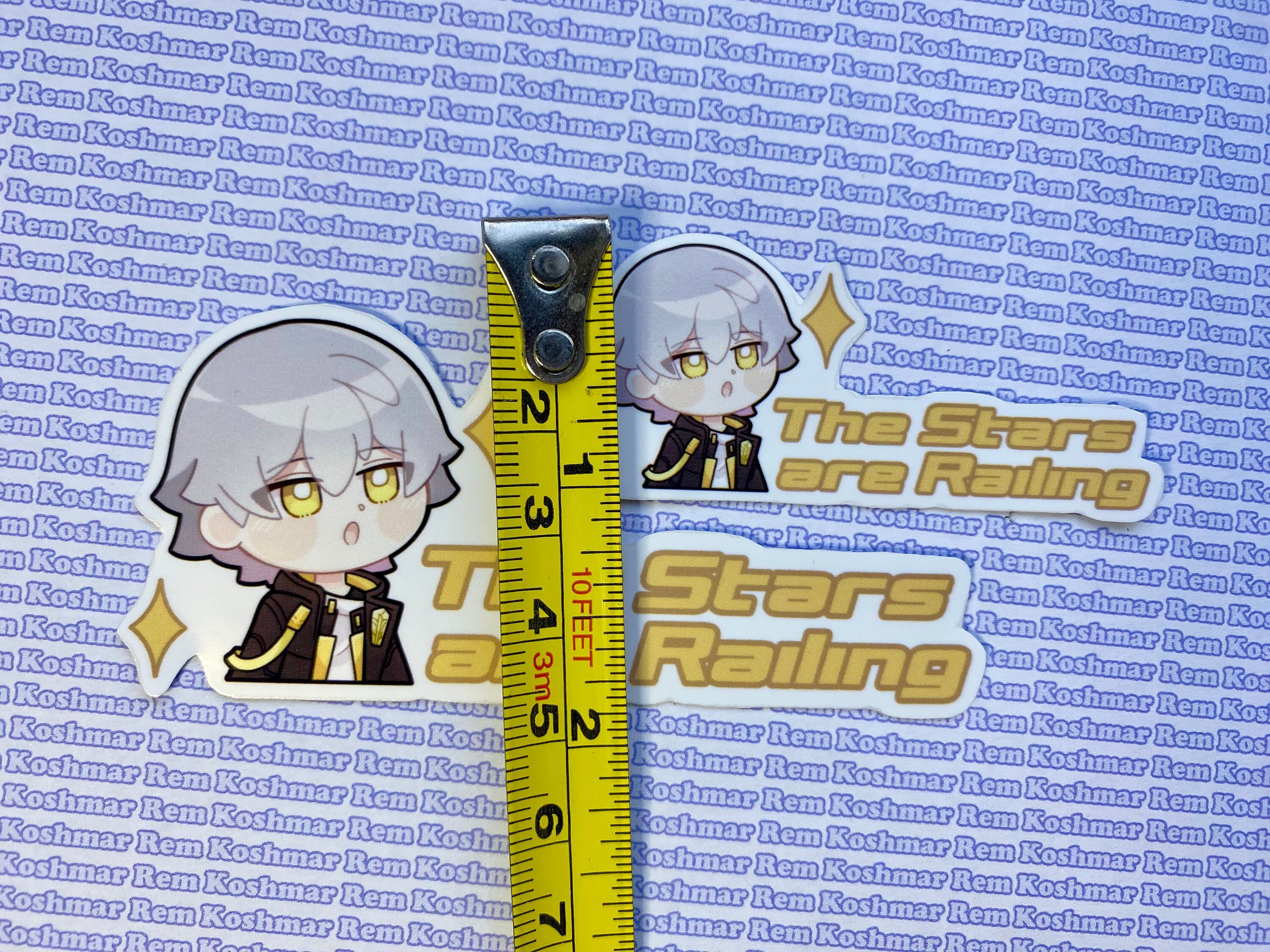 Honkai Star Rail Vinyl, Waterproof Stickers the Stars Are Railing ...