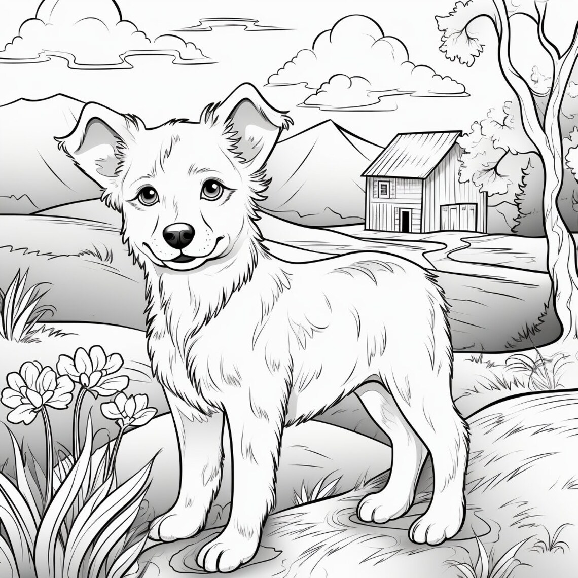 22 Coloring Pages for Digital Coloring - Etsy
