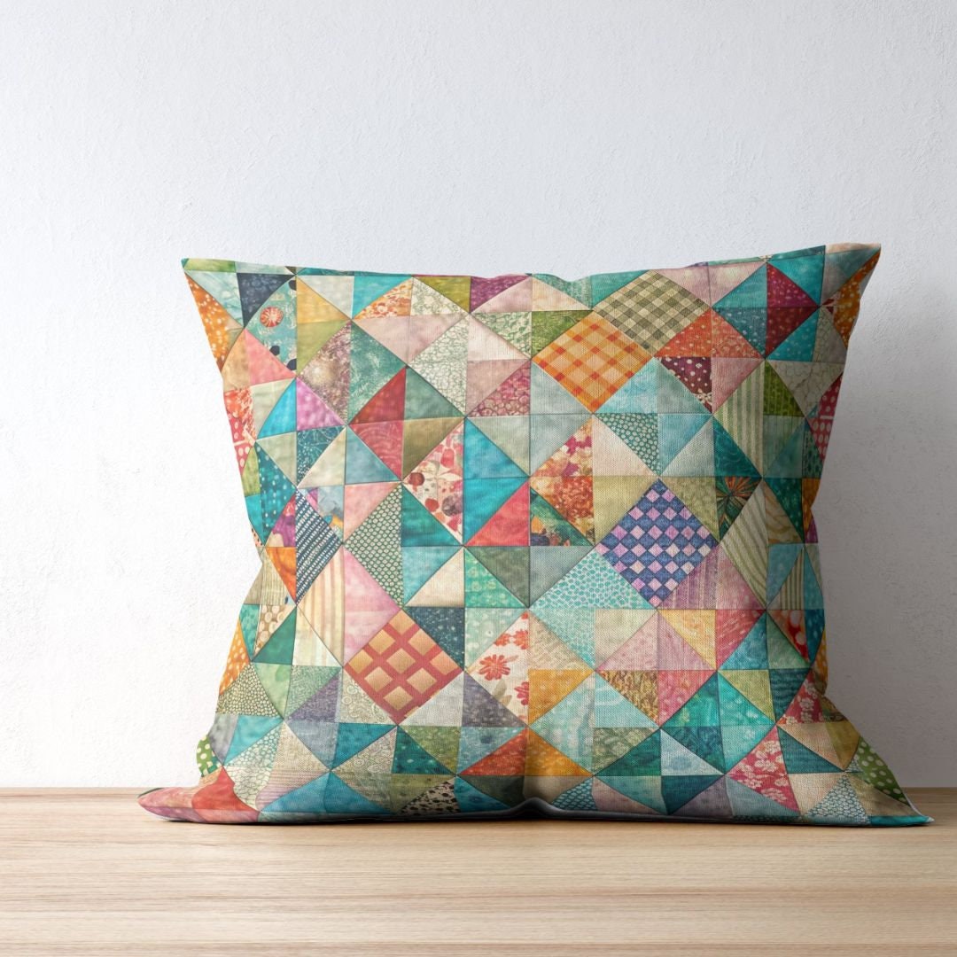 Patchwork Quilt Pattern Background Digital Download , High Quality JPEG ...