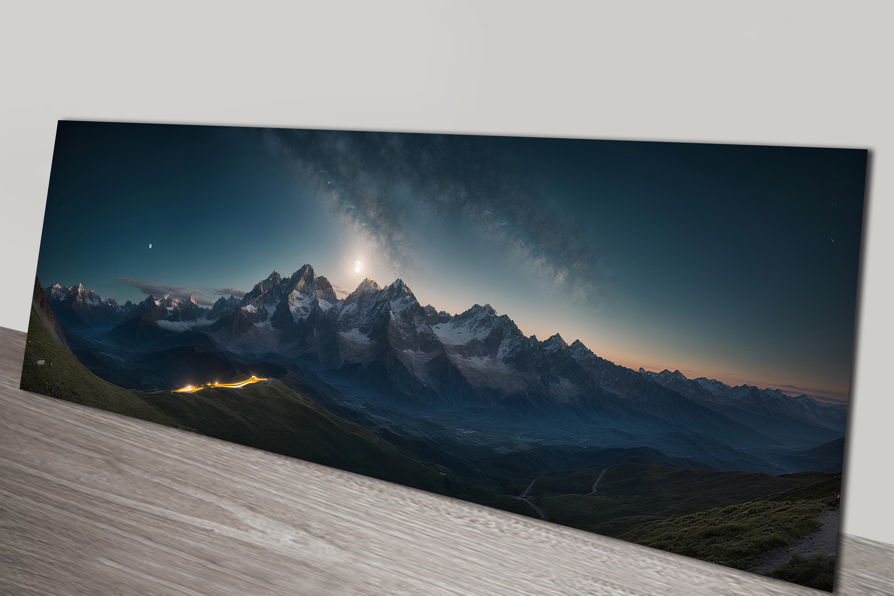 Tempered Glass Wall Art-panoramic Wall Art-wall Decorglass Printing ...