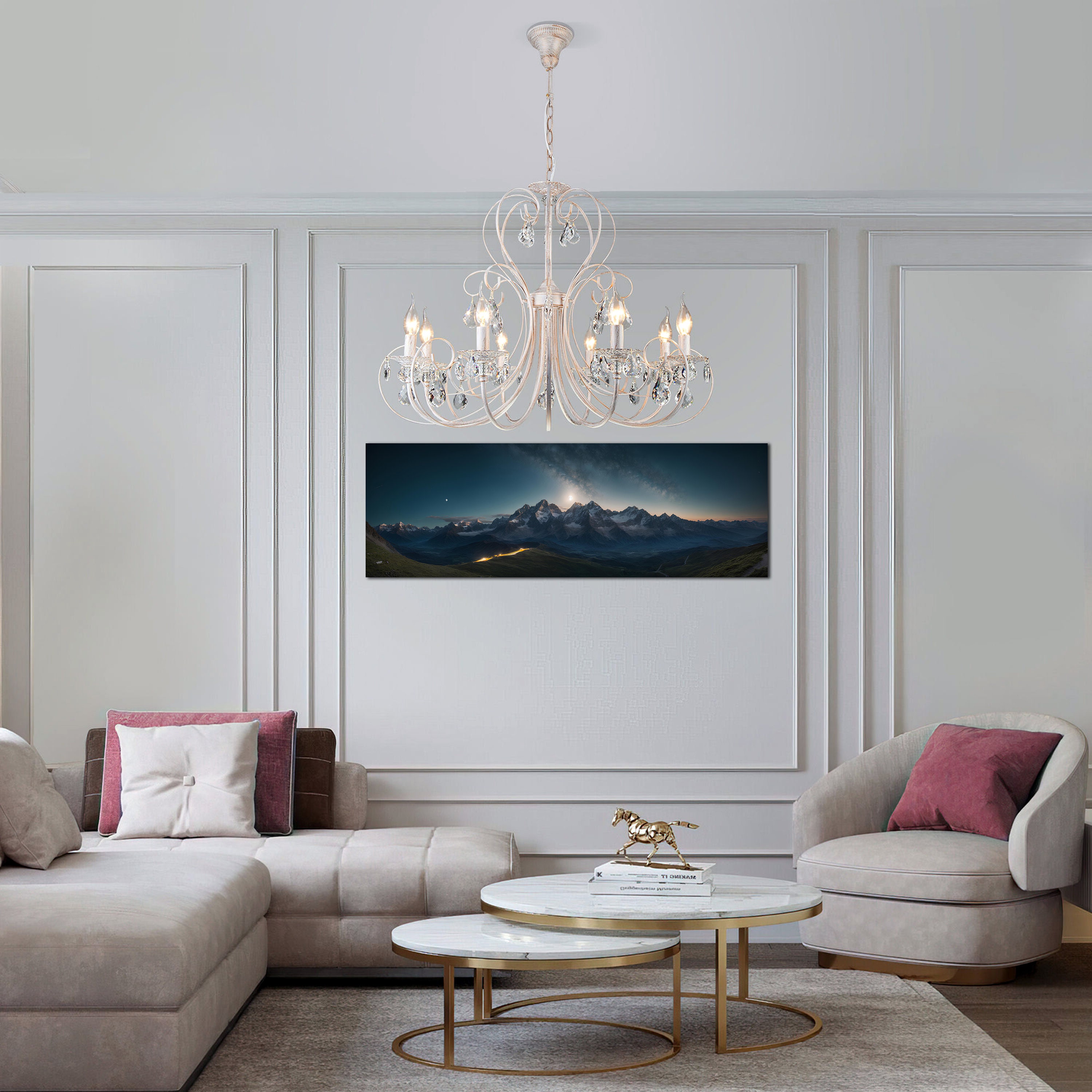 Tempered Glass Wall Art-panoramic Wall Art-wall Decorglass Printing ...