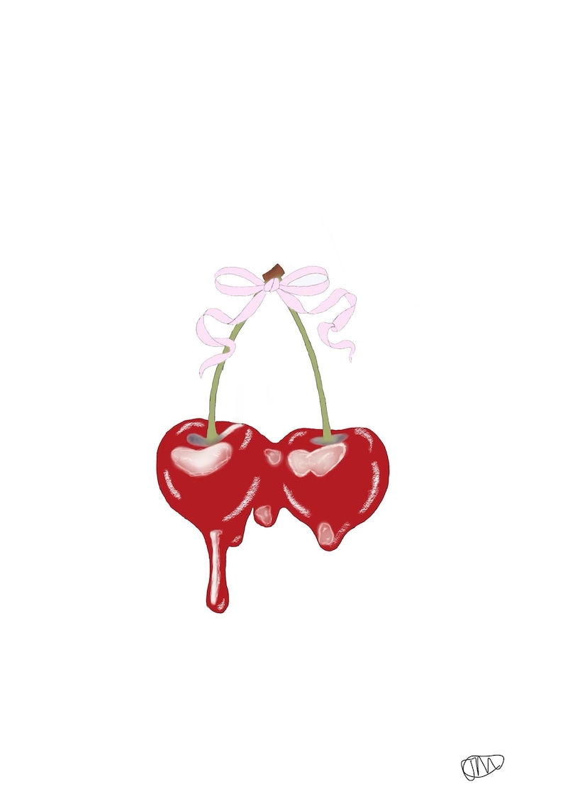 Cherry Print - Etsy