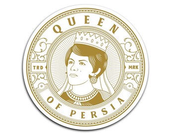 Persian Tile Stickers CLEAR Glossy Sticker Sheet Persian Art Inspired 4 ...