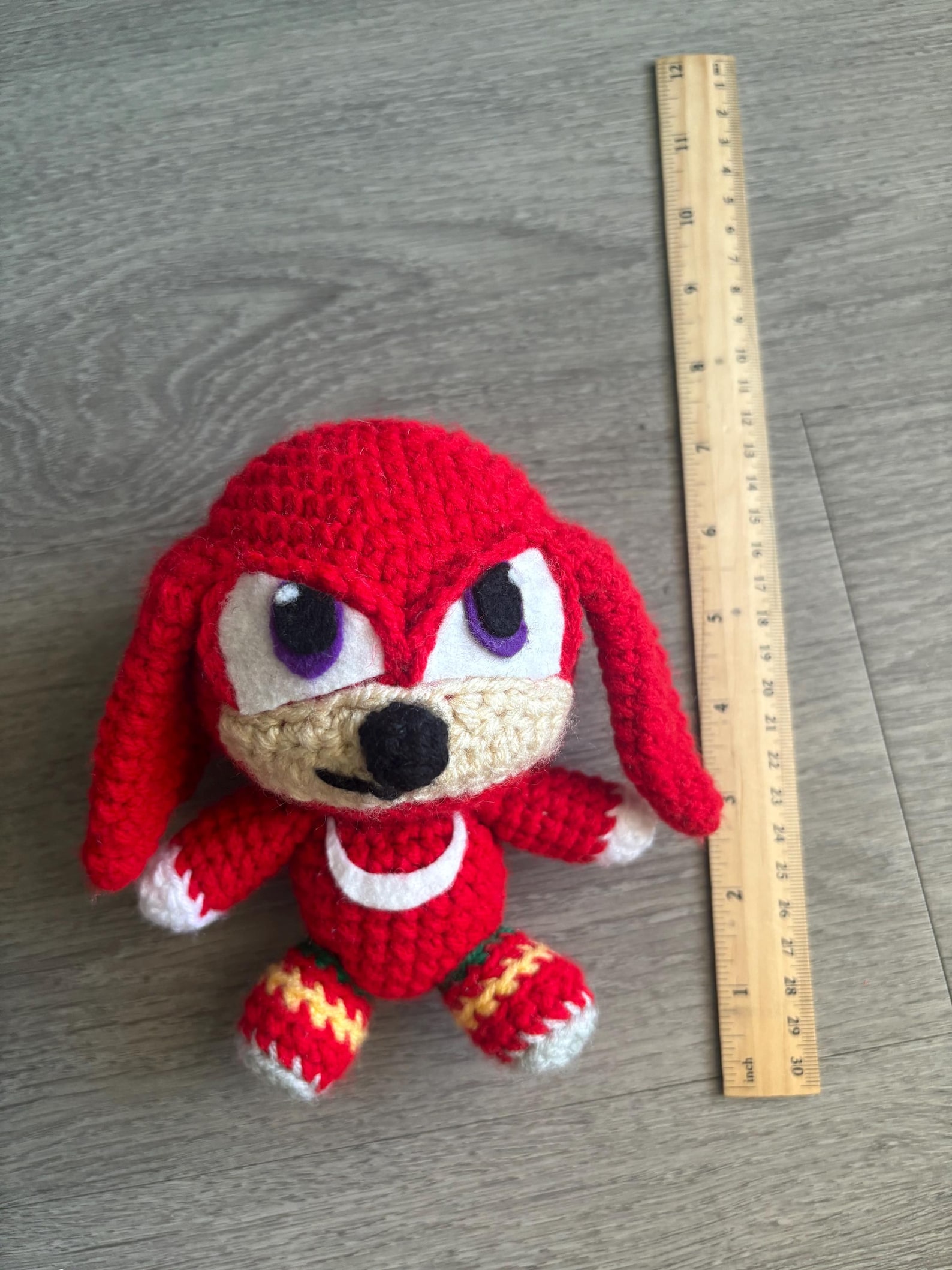 Knuckles Inspired Crocheted Plush - Etsy