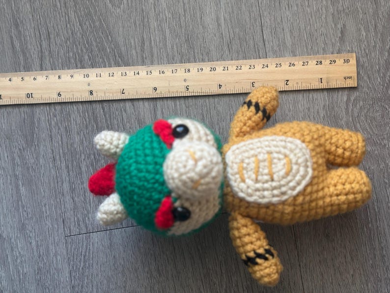 Bowser-inspired Crocheted Plush - Etsy
