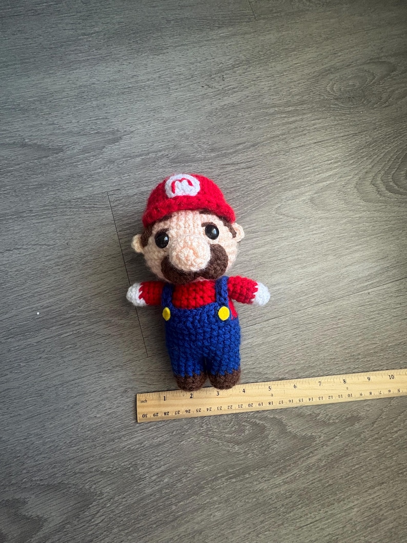 Mario-inspired Crocheted Plush - Etsy
