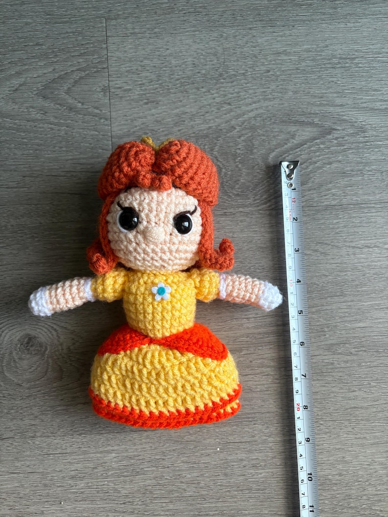 Princess Daisy-inspired Crocheted Plush - Etsy