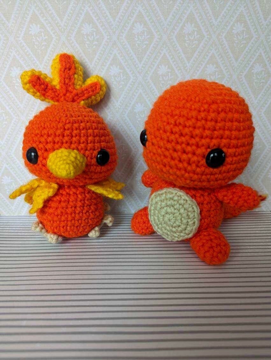 Crocheted Torch-inspired or Charmander-inspired Plush - Etsy