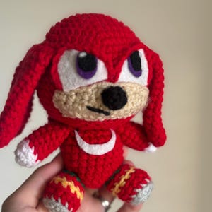 Knuckles-inspired Crocheted Plush - Etsy