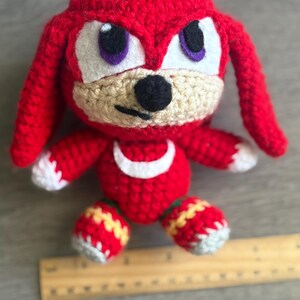 Knuckles-inspired Crocheted Plush - Etsy