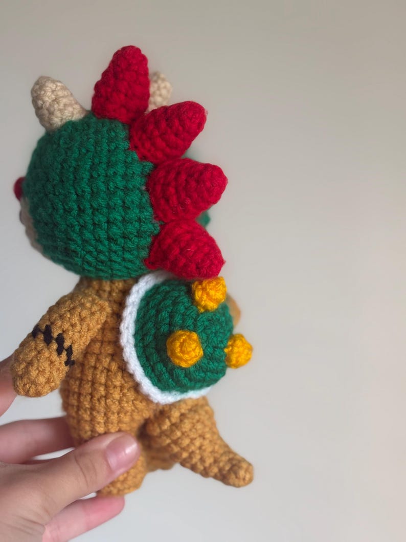 Bowser Inspired Crocheted Plush - Etsy