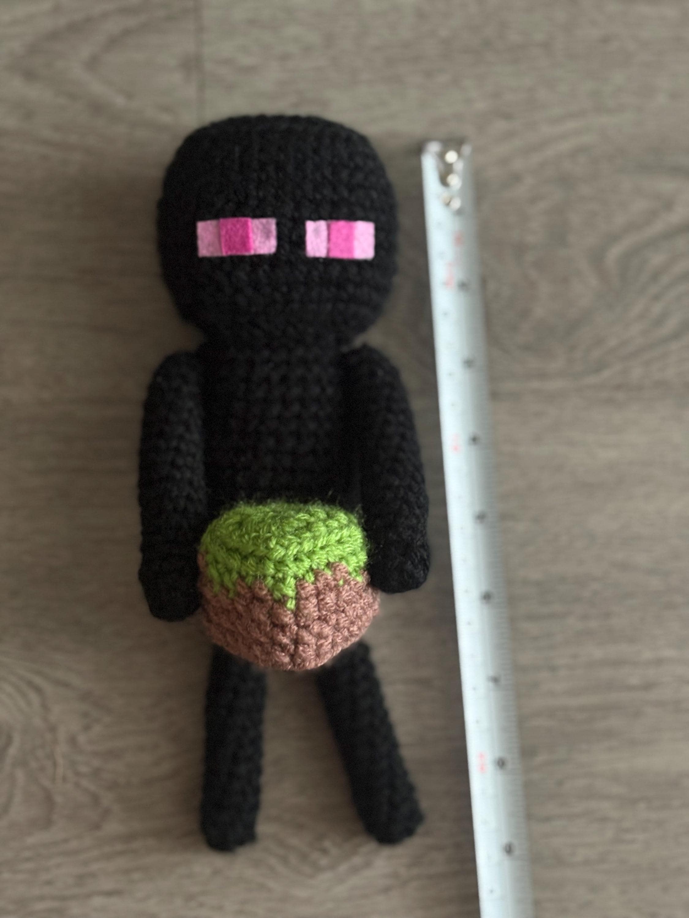 Minecraft-inspired Crochet Enderman Plush (with or Without Block) - Etsy