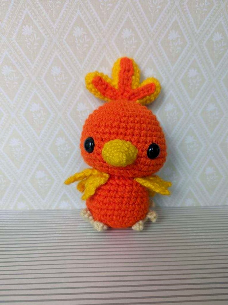 Crocheted Torch-inspired or Charmander-inspired Plush - Etsy