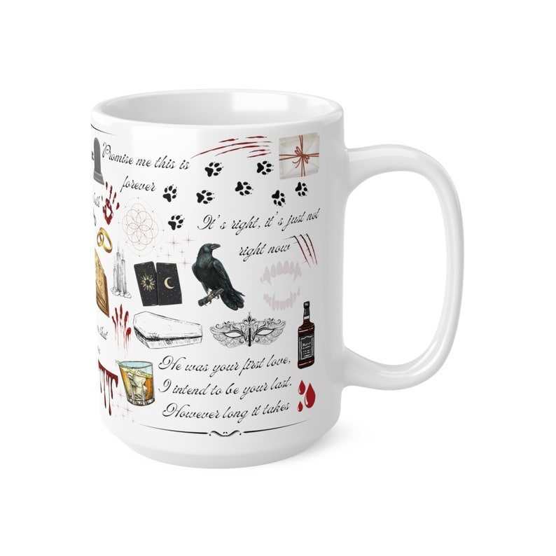 The Vampire Diaries Mug, Damon Salvatore, Stefan Salvatore, Vampire ...