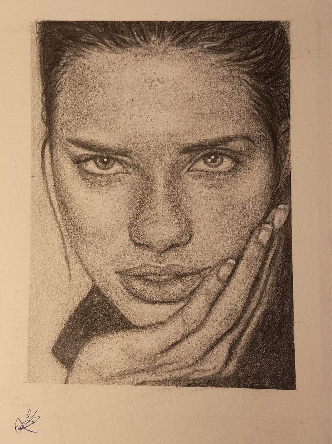 Rysunek Portret Na Zamówienie Szkic Ołówek Personalizacja Prezent ...