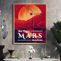 Red Rising Metal Wall Art - Sci-fi Book Series Art, Cassius Bellona Art ...