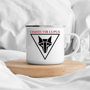 Red Rising Mug: Hail Reaper, Omnis Vir Lupus, Sci-fi Gift - Etsy