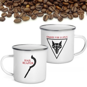 Red Rising Mug: Hail Reaper, Omnis Vir Lupus, Sci-fi Gift - Etsy