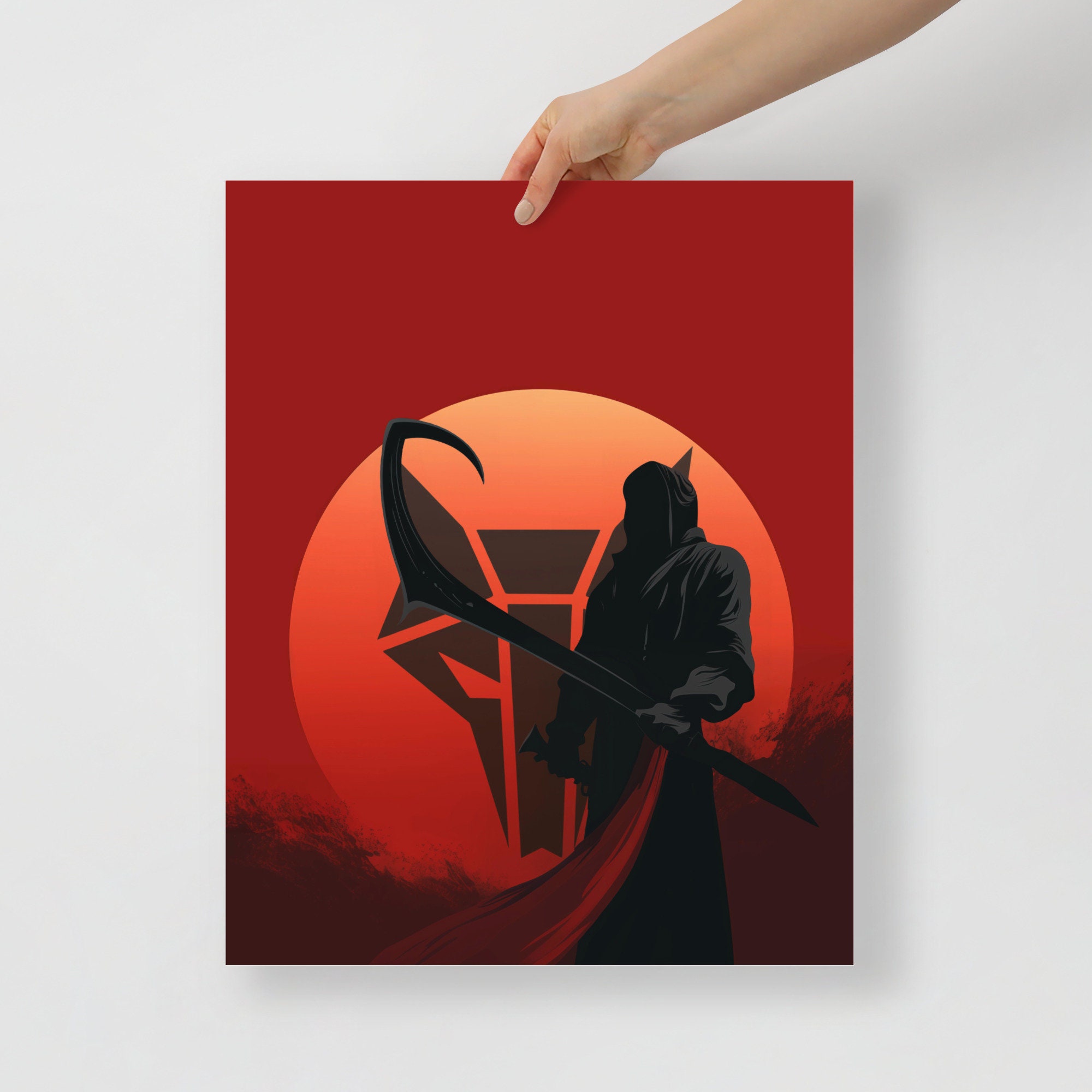 Reaper Print, Red Rising Print, Red Rising Wall Art Print, Hail Reaper ...