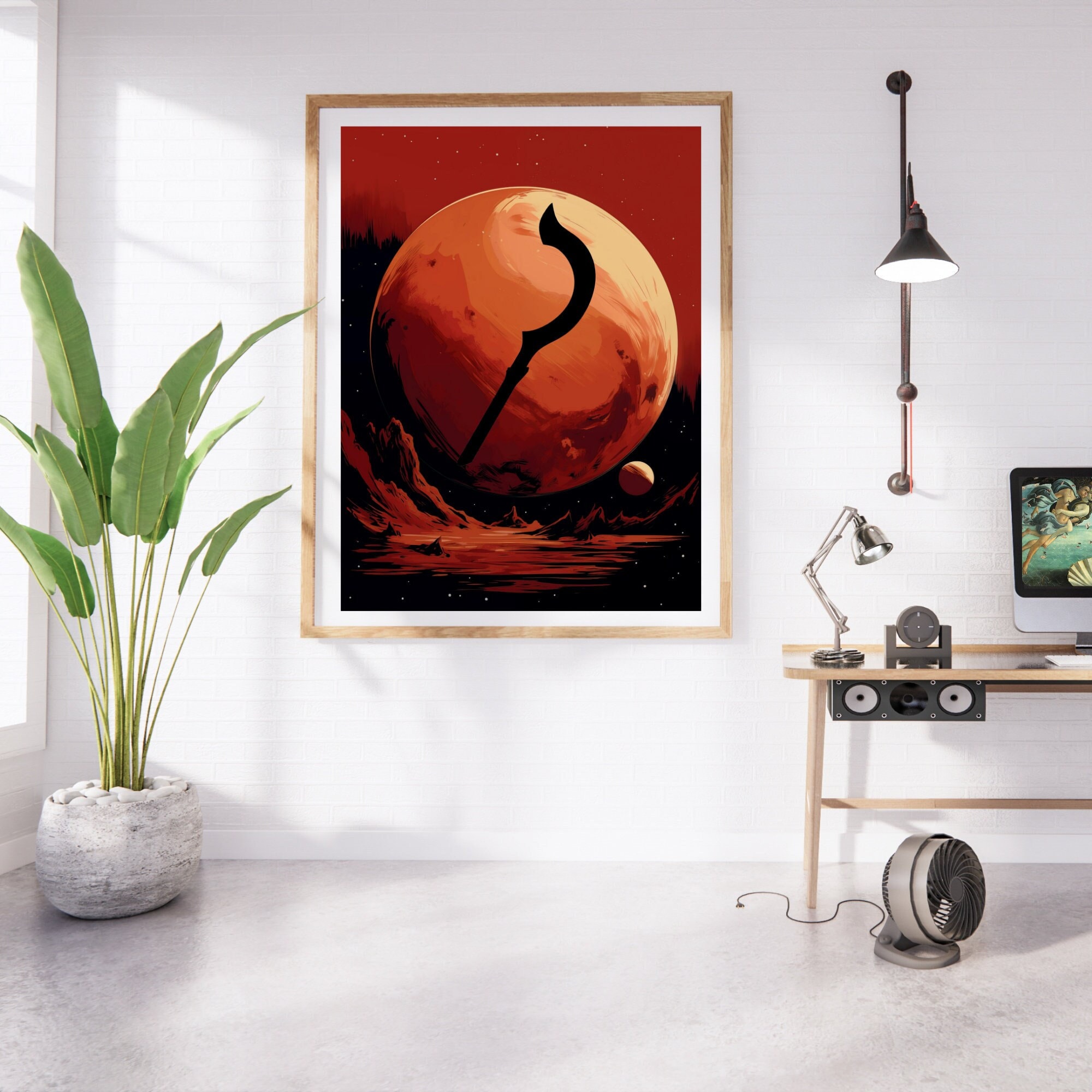 Hail Reaper Print, Red Rising Print, Red Rising Wall Art Print, Science ...