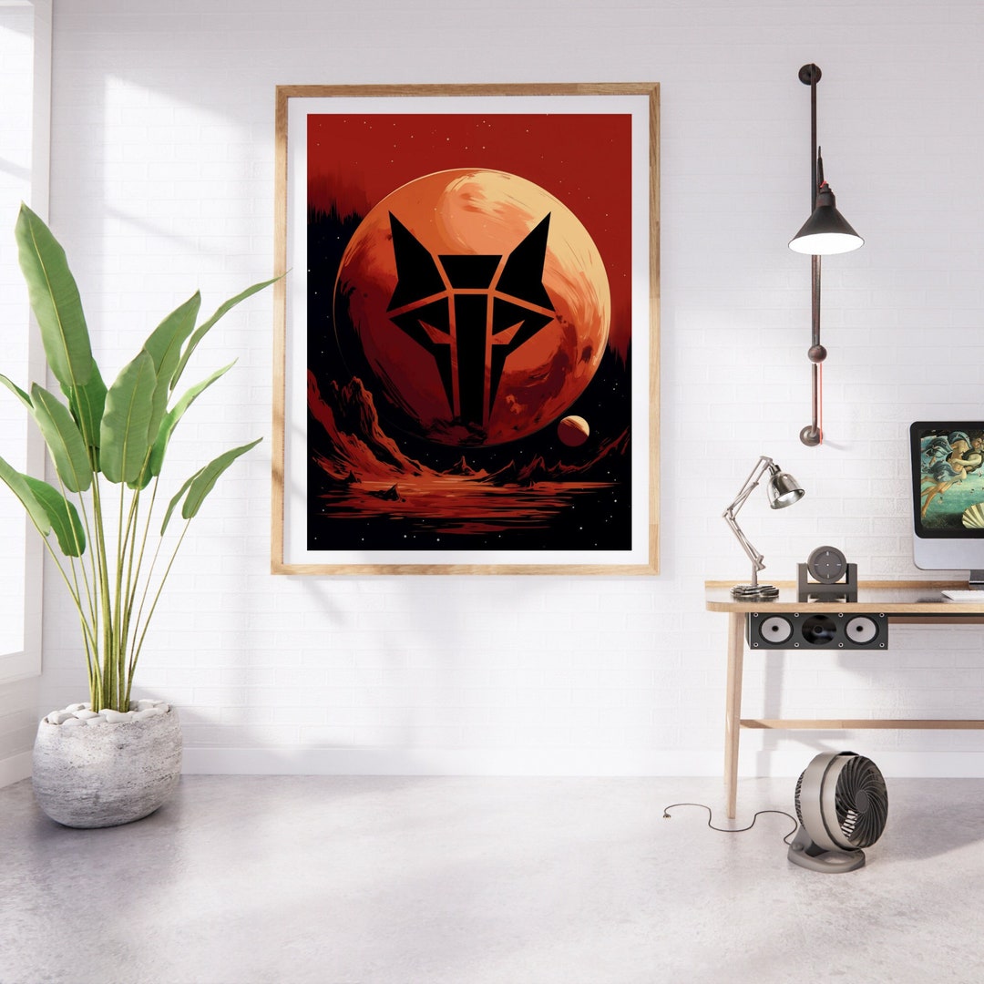 Omnis Vir Lupus Print: Red Rising Saga, Science Fiction Wall Art - Etsy