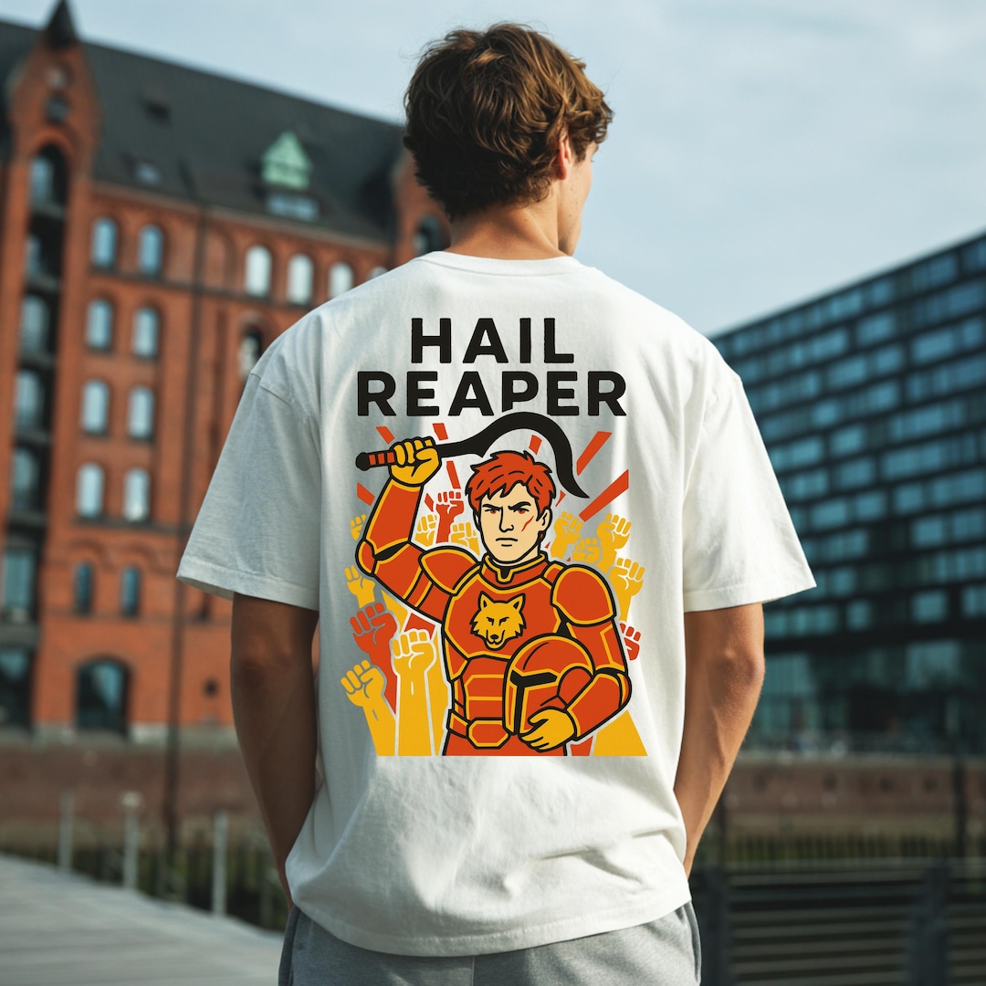 Red Rising Hail Reaper Shirt: Hail Reaper Darrow Graphic Shirt, Fan Art ...
