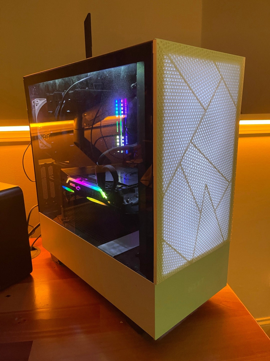 3D Printer Low Poly Mesh Front Panel for NZXT H510 Elite - Etsy
