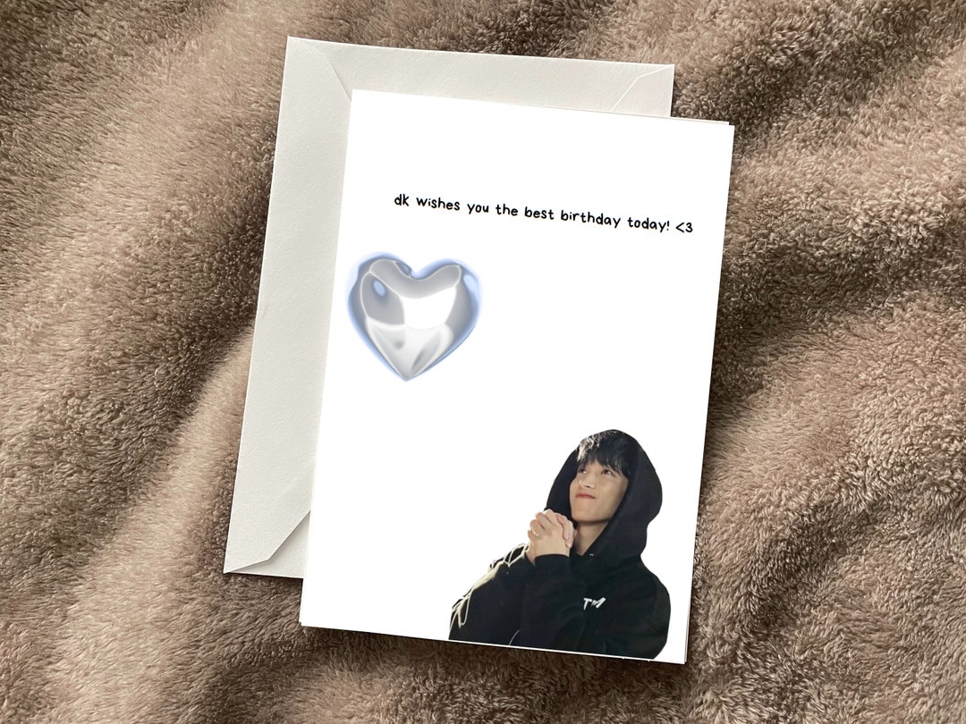 Svt Birthday Card customizable - Etsy