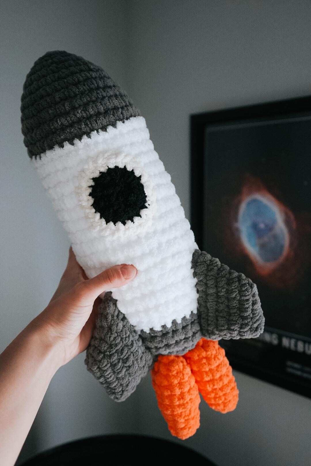 Crocheted Spaceship/rocketship - Etsy