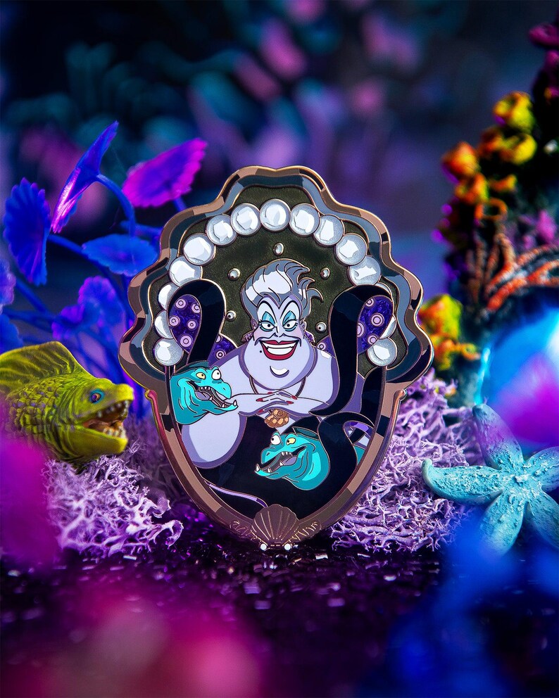 Tentacles of Treachery Ursula Disney Fantasy Pin Limited Edition 30 - Etsy