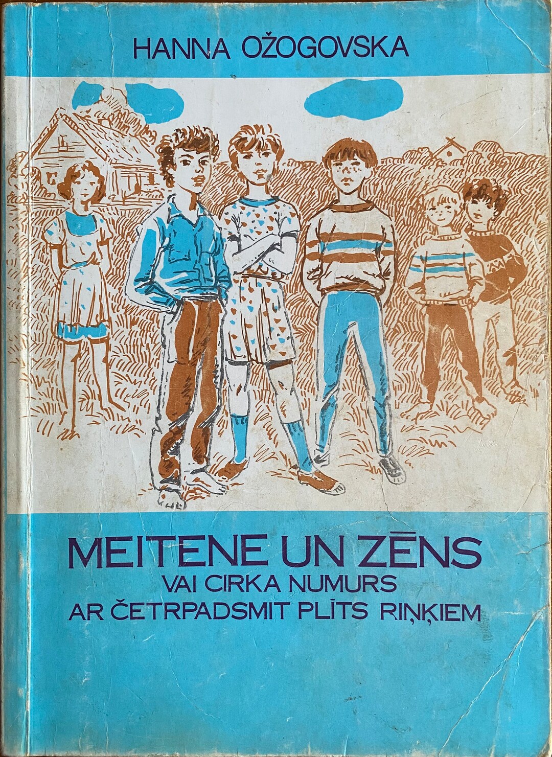 1987 Vintage Latvian Book Meitene Un Zēns Vai Cirka Numurs Ar ...