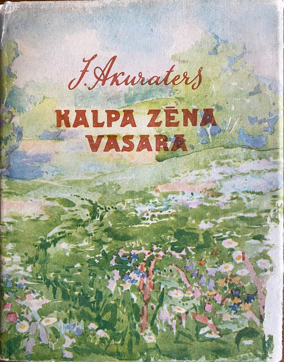 1956 Latvian Vintage Book Kalpa Zēna Vasaracj. Akuraters - Etsy