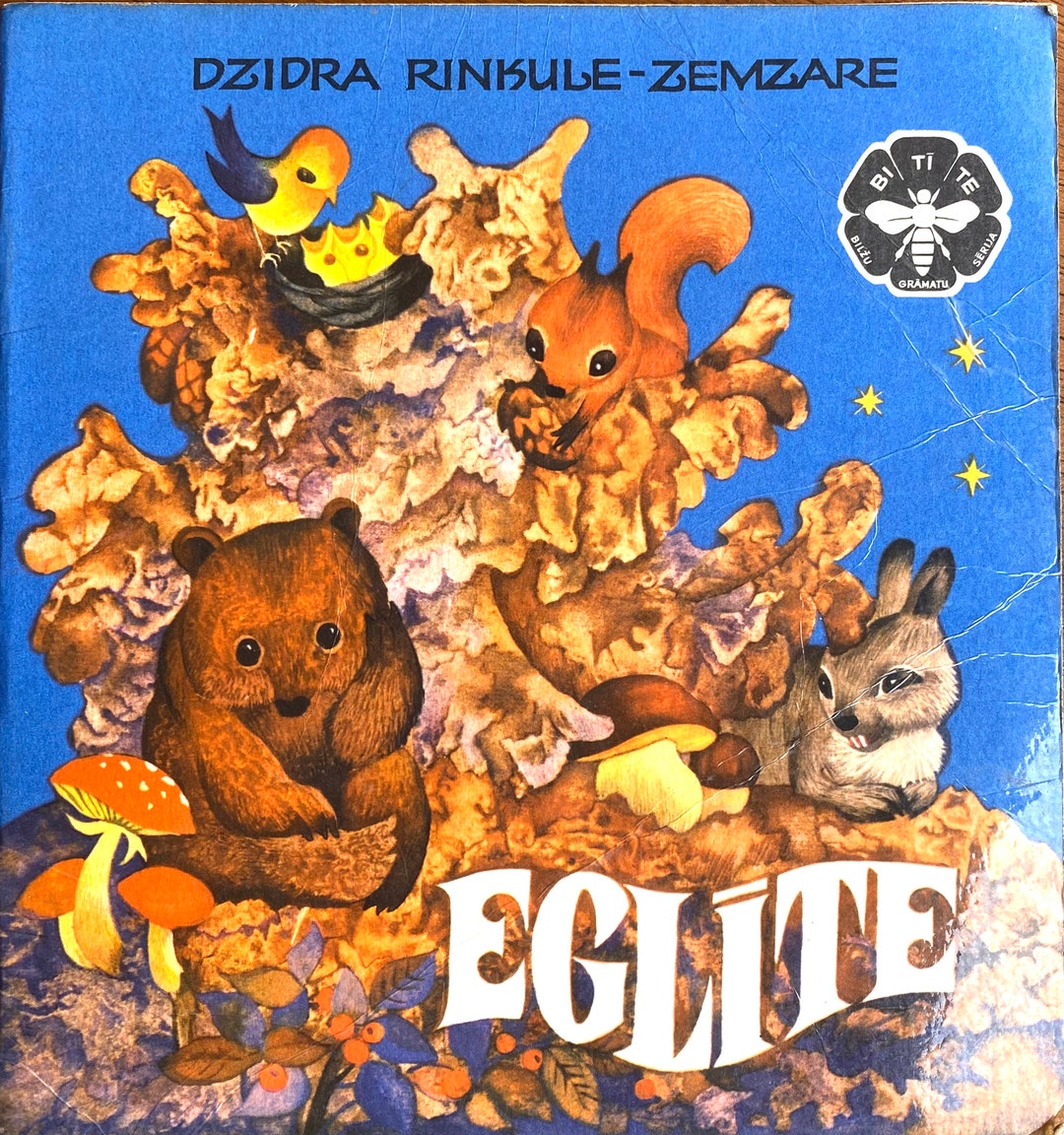 1975 Children’s Latvian Vintage Book Sērija Bitīte Eglīte Dzidra ...