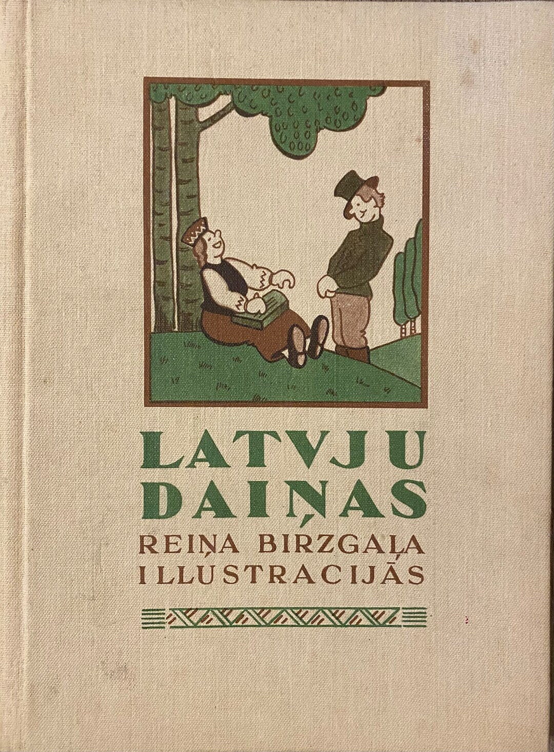 1990 Latvju Daiņas Illustrated Vintage Latvian Book Song Poetry Dainas ...