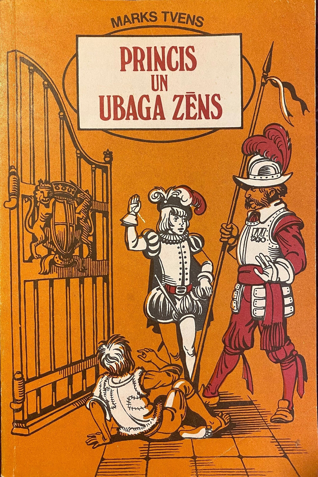 1986 the Prince and the Pauper Mark Twain Vintage Latvian Book Princis ...