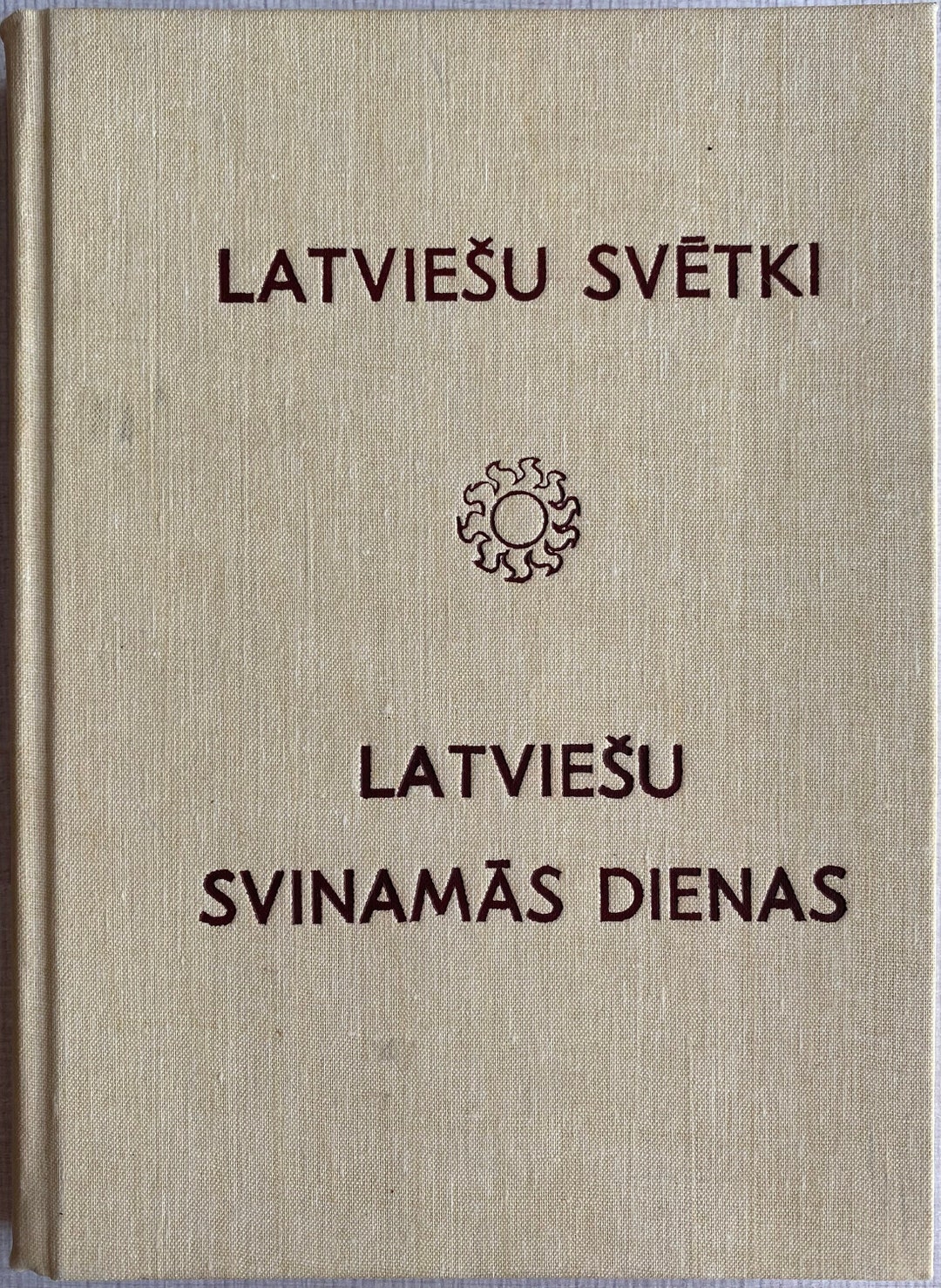 1991 1940 Latvian Holidays Osvalds Lideks Vintage Latvian Book Latvian ...