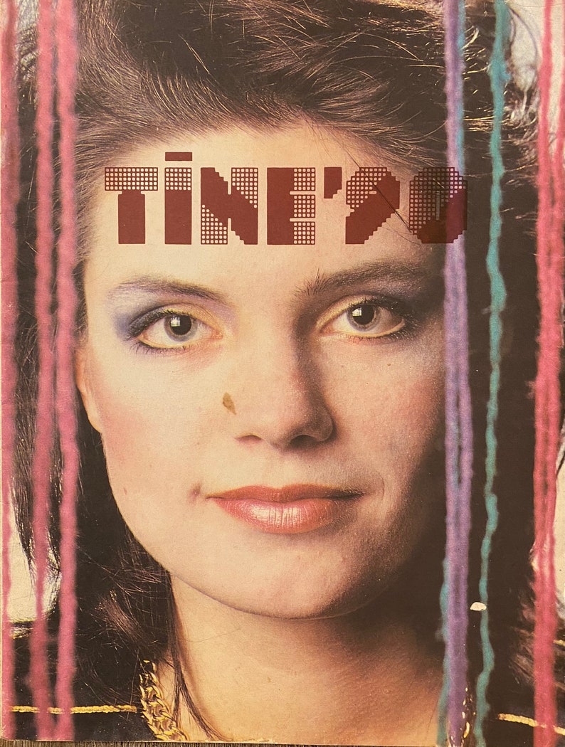1990 Tīne’90 Tīne Tine Vintage Russian Magazine Fashion Dress Pattern ...