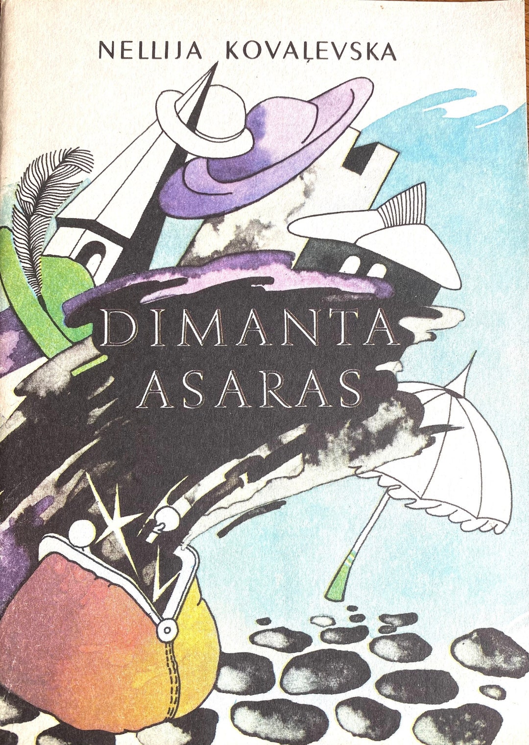 1987 Tale Vintage Latvian Book Dimanta Asaras Nellij Kovaļevska Pasaka ...