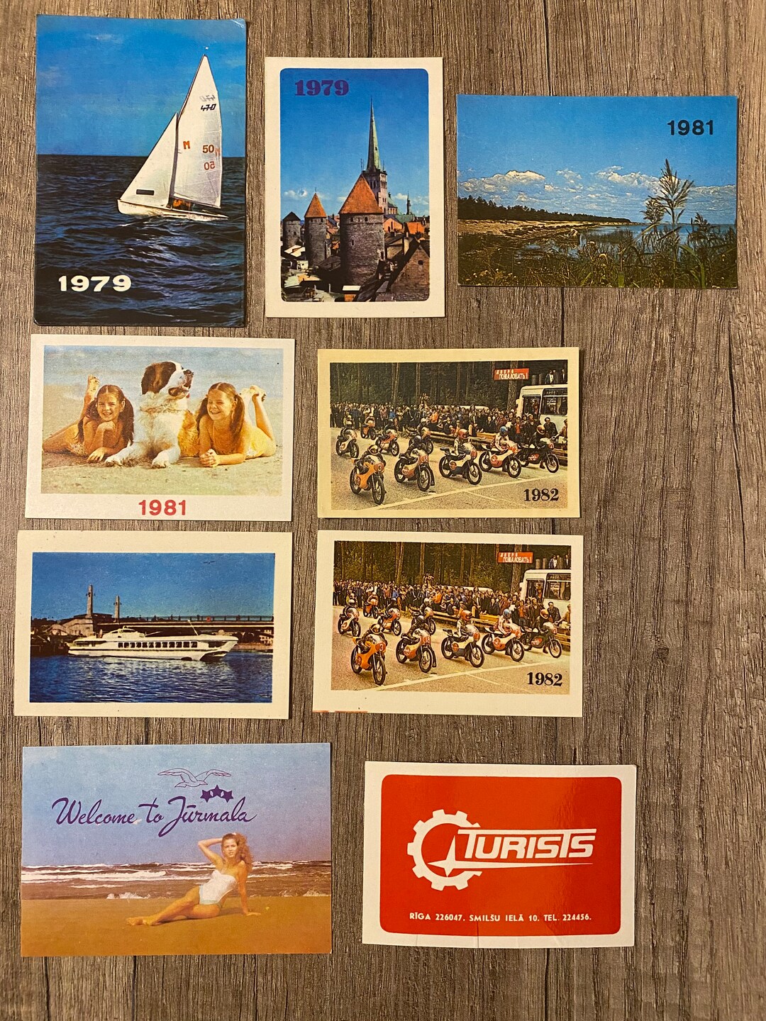 1970s 1980s Mix Pocket Calendars Vintage Latvian Pocket Calendar Soviet ...