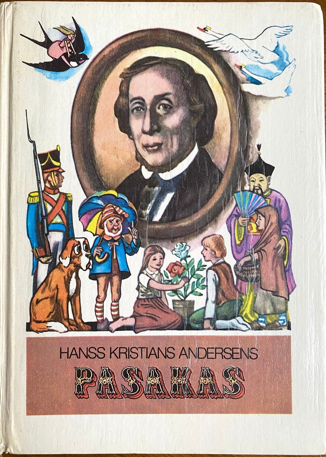 1987 Tales Hans Christian Andersen Childrens Vintage Latvian Book Pasakas Hanss Kristians ...