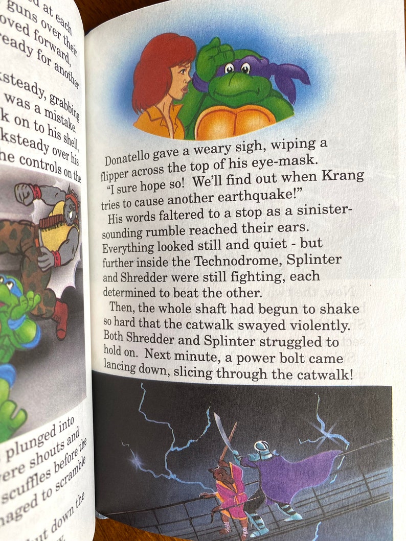 1990 Teenage Mutant Hero Turtles Return of the Technodrome Children’s ...