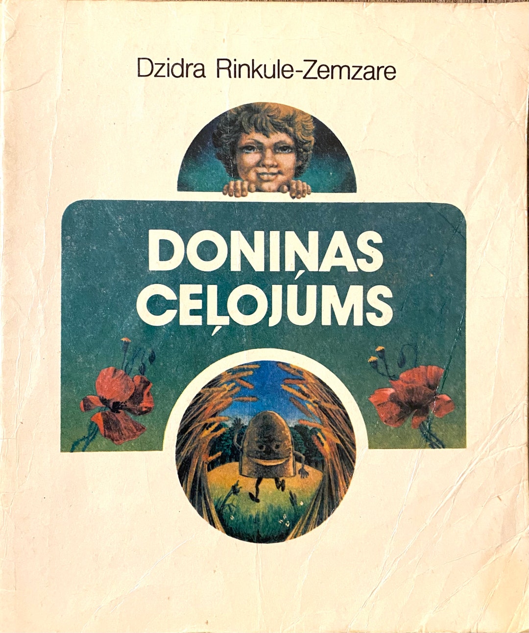 1986 Vintage Latvian Book Doniņas Ceļojums Dzidra Rinkule-zemzare - Etsy