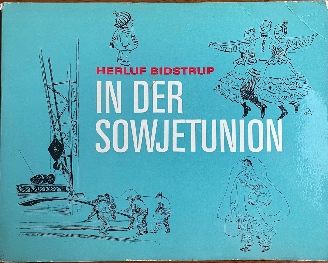 1968 Illustrated Vintage German Humor Satire in Der Sowjetunion Herluf ...