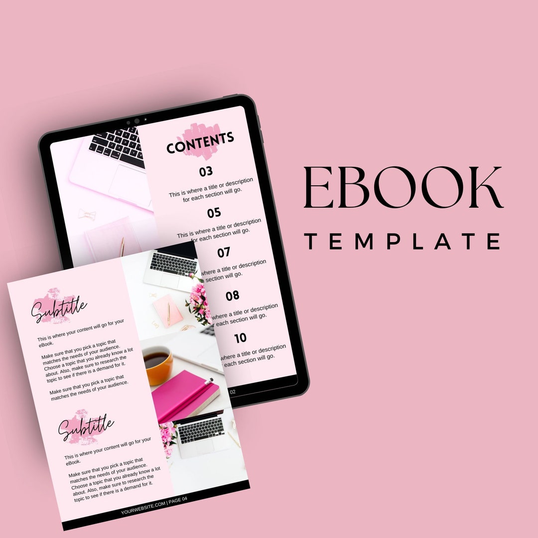 Ebook Template - Etsy