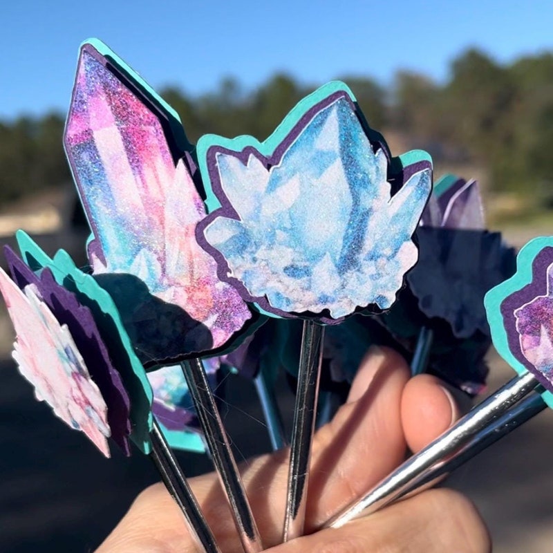 Geode Cake Topper - Etsy