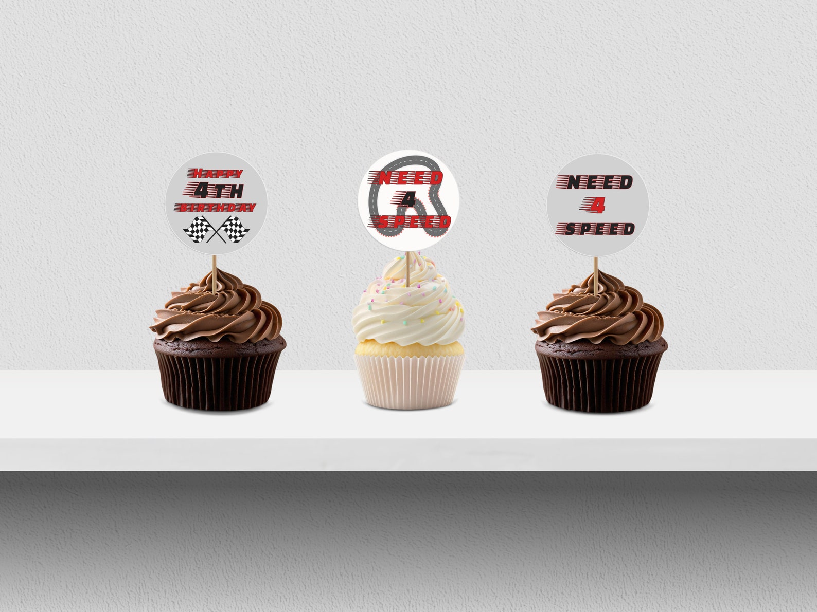 Need Four Speed Birthday Thank You Card- Race Car Birthday Thank You ...